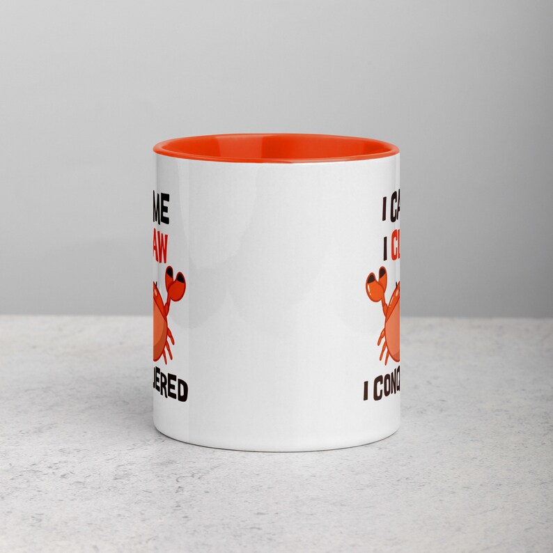 Cute Kawaii Crab Mug | Cute Crab | Seafood Lover | Graduation Gift ...