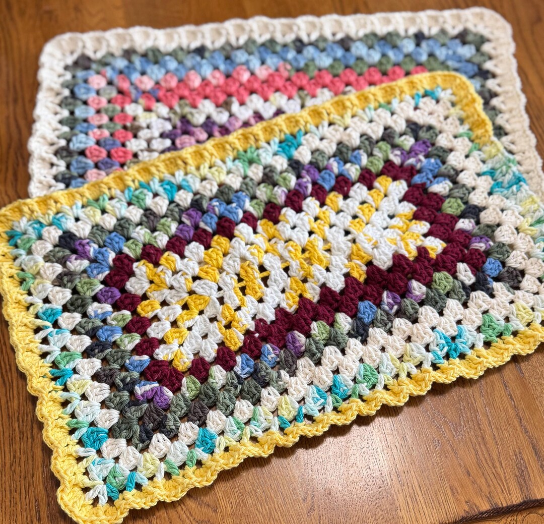 One of a Kind Crochet Rectangular Placemat - Etsy