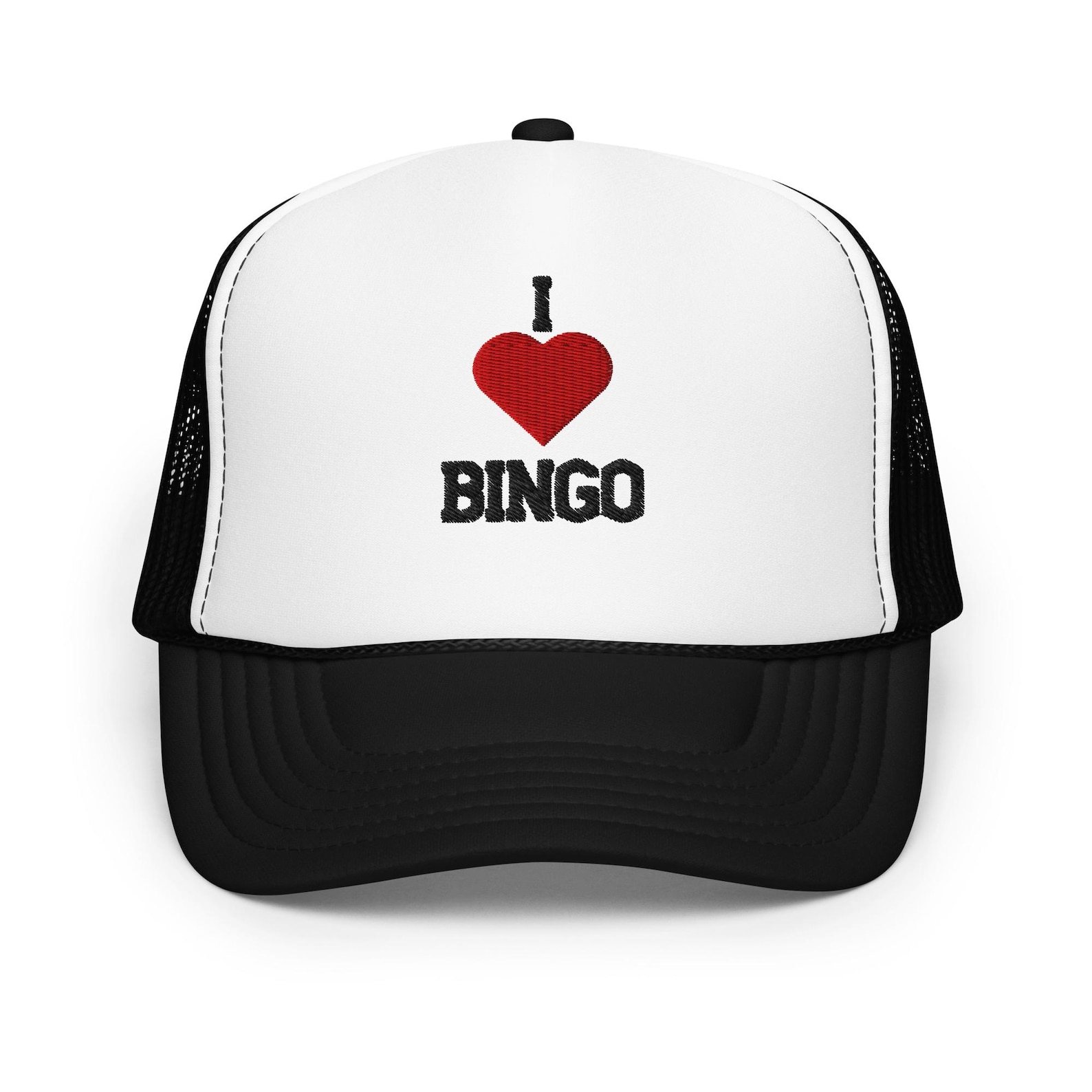 I Heart Bingo Embroidered Trucker Hat - FOB Inspired Pop Punk Cap - Etsy