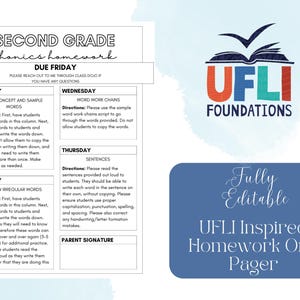 Ufli Word Work Mats - Etsy
