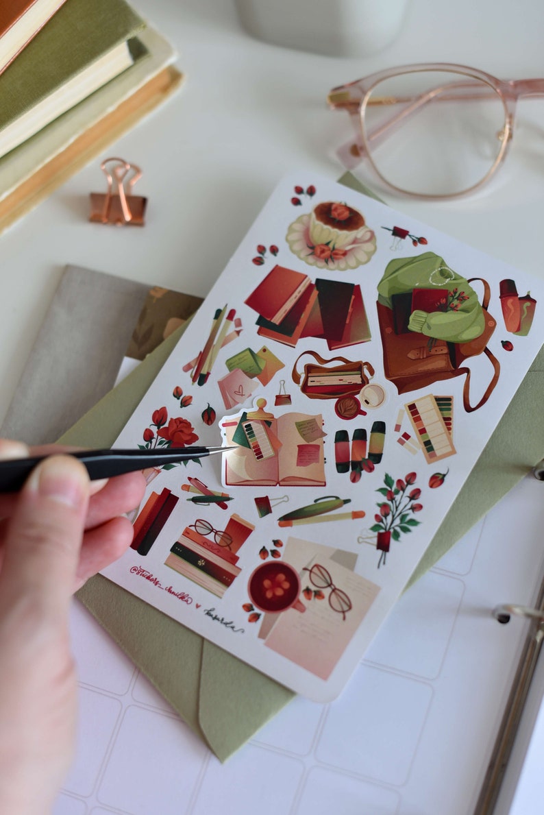 Sticker Sheet Back to School Teacher Planner Sticker Study Sticker ...