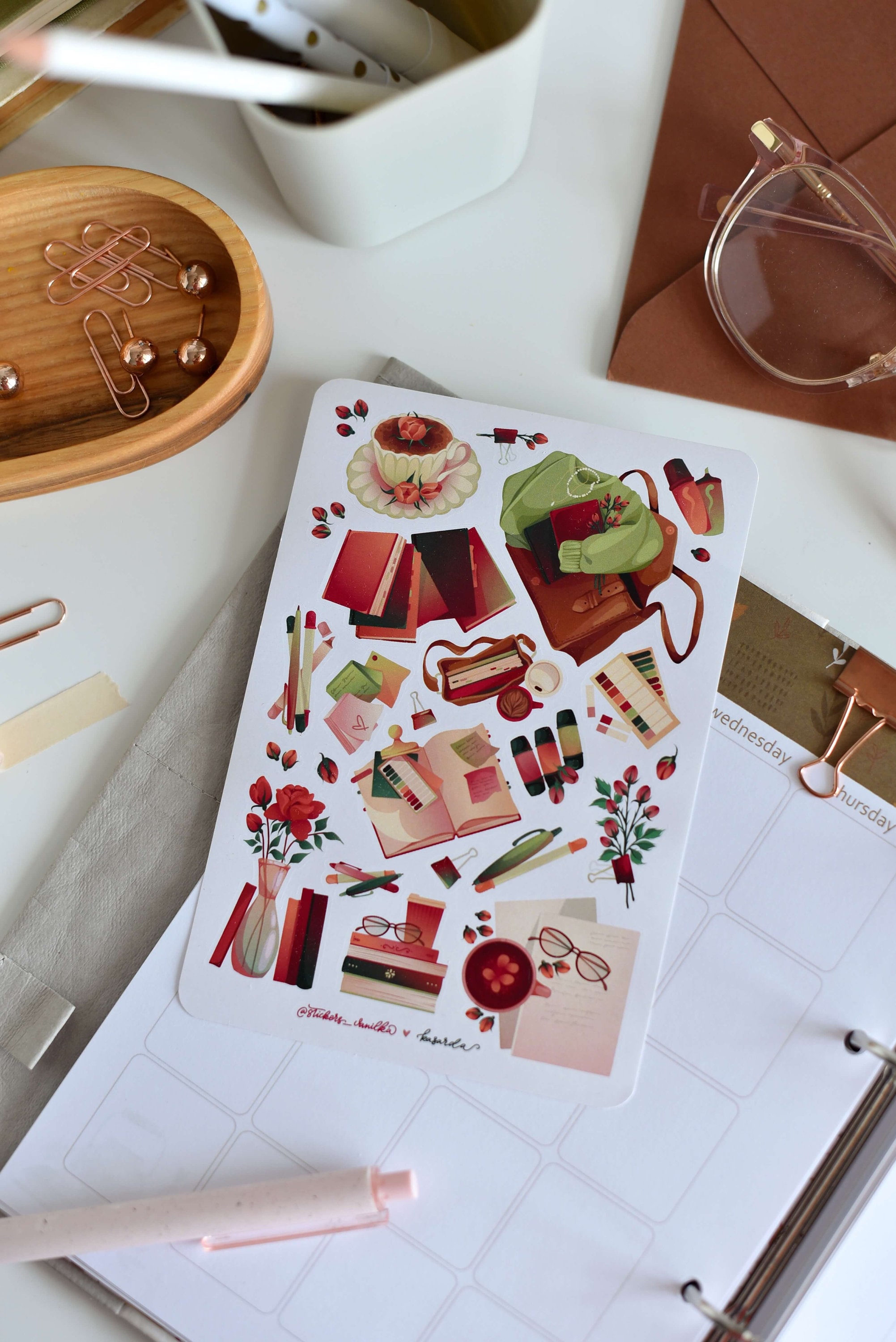 Sticker Sheet Back to School Teacher Planner Sticker Study Sticker ...