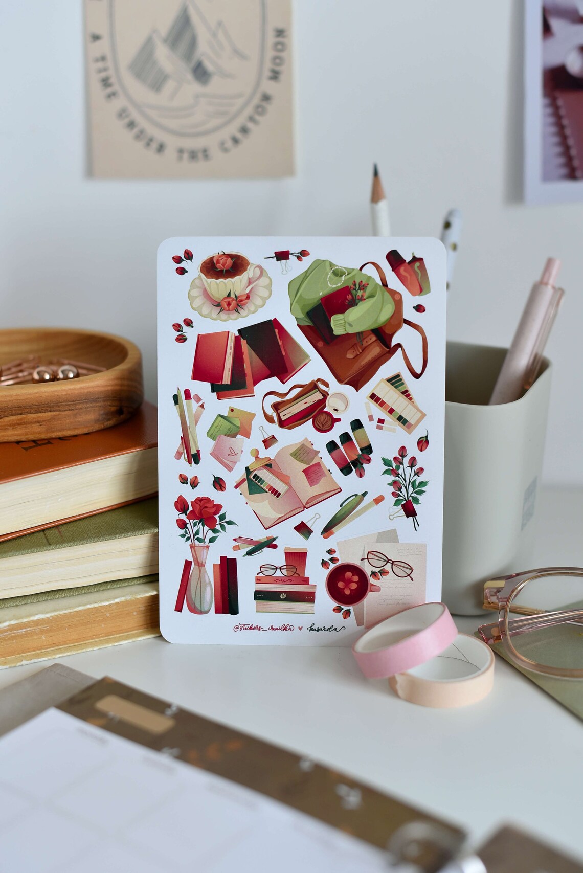 Sticker Sheet Back to School Teacher Planner Sticker Study Sticker ...