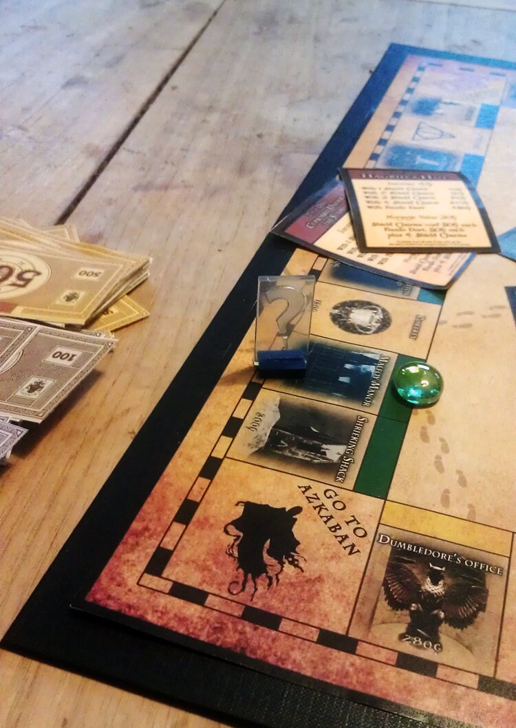 Wizards Custom Printable Monopoly Game Instant Download - Etsy