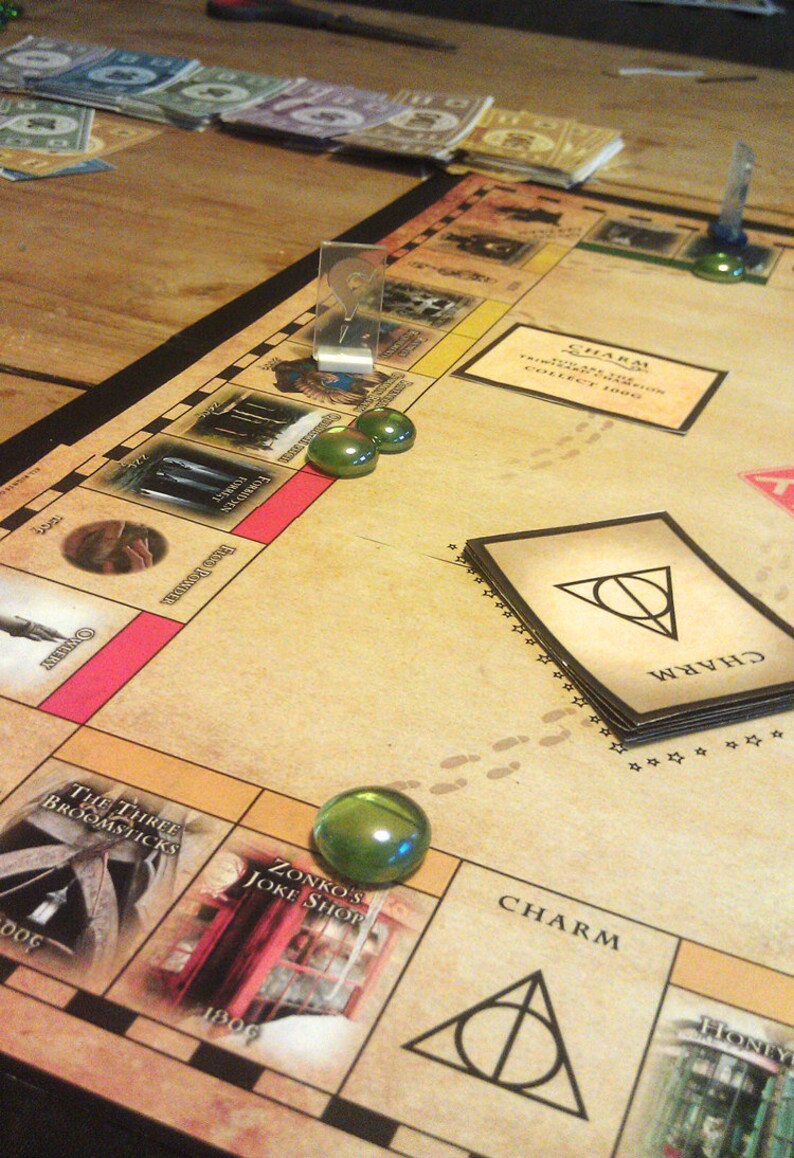 Wizards Custom Printable Monopoly Game Instant Download - Etsy