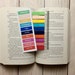 Mini Annotation Kit Bookmarks Mesh Laminated Booktok Book Lover Gifts ...