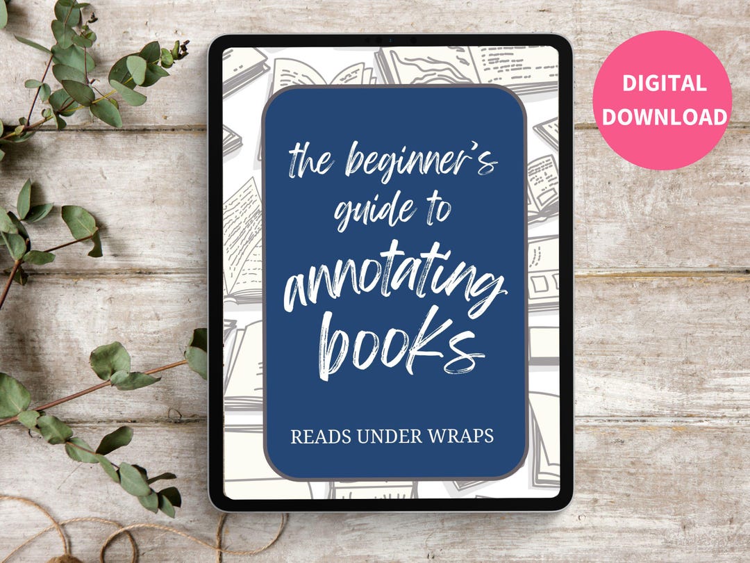 The Beginner's Guide to Annotating Books - Digital Download Ebook for ...