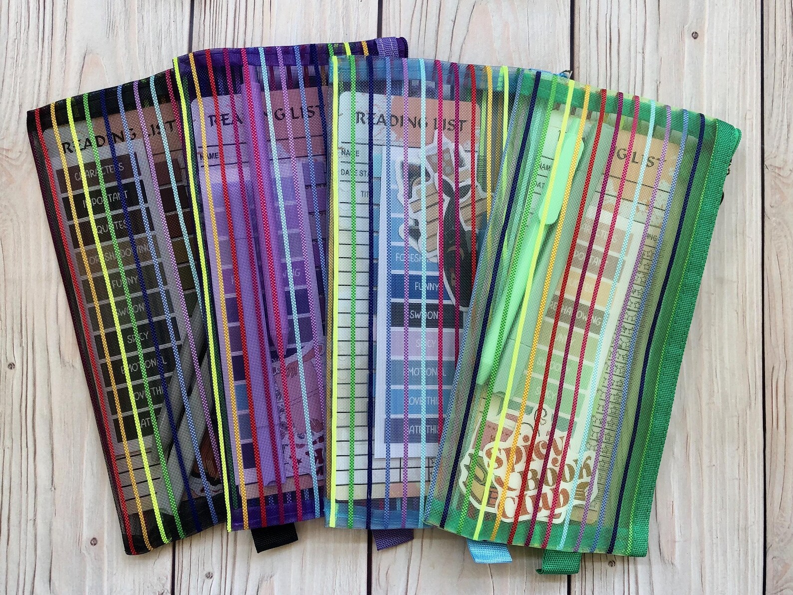 BOOK CLUB Rainbow Annotation Kit Bundle Bookmarks Laminated Booktok ...