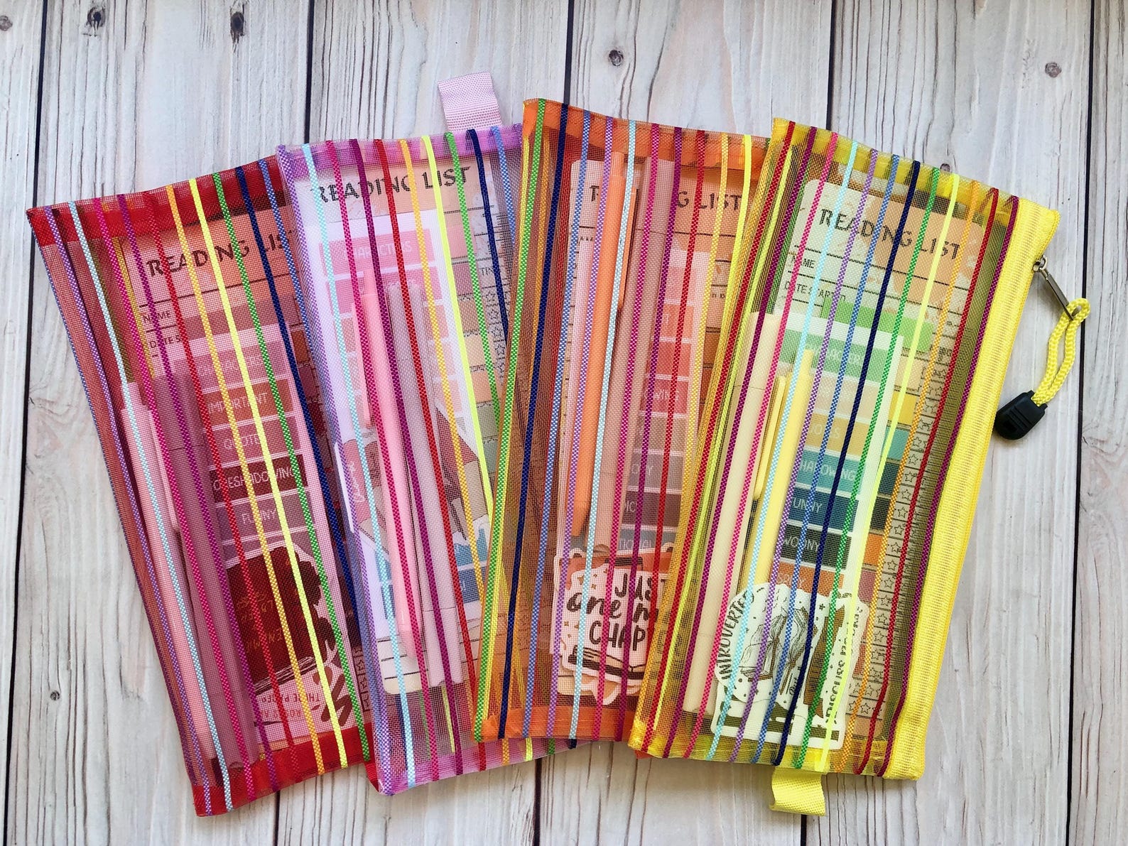 BOOK CLUB Rainbow Annotation Kit Bundle Bookmarks Laminated Booktok ...