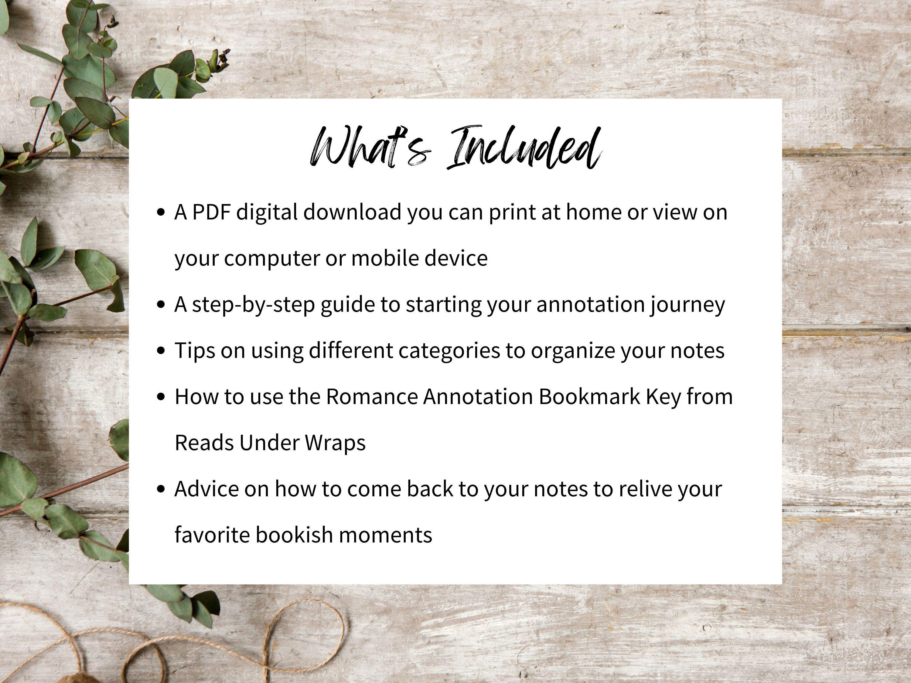 The Beginner's Guide to Annotating Books - Digital Download Ebook for ...