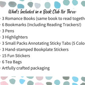 BOOK CLUB for 3 Romance Blind Date With a Book for Three Readers With 3 ...