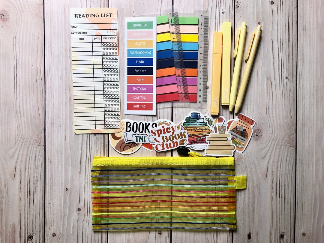 Book Annotation Kit Gift for Readers Book Lovers Accessories Bookish ...