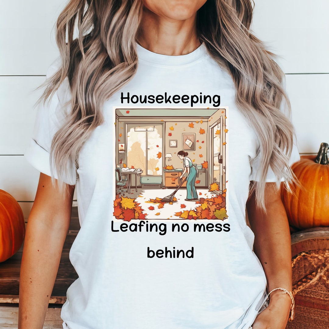 Housekeeping Shirt Fall Leafing No Mess Behind Ai Generated Image ...