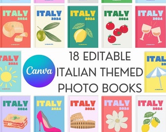ITALY Travel Photo Book Template | Decorative Coffee Table Book ...