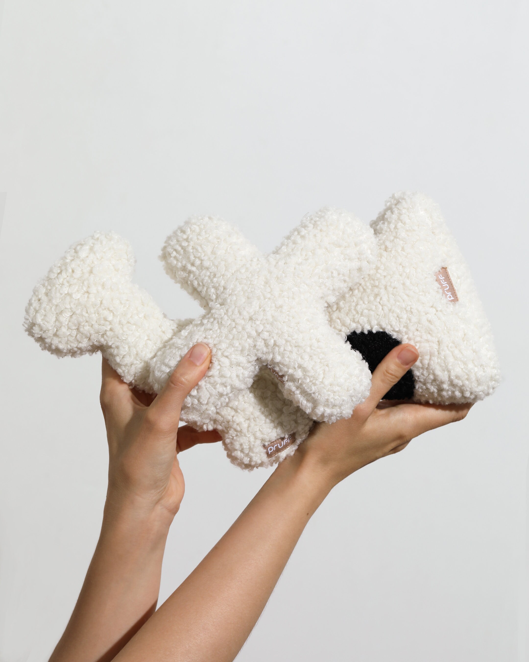 Modern Minimalist DOG TOY Hugs Boucle Plush Toy With Squeaker - Etsy