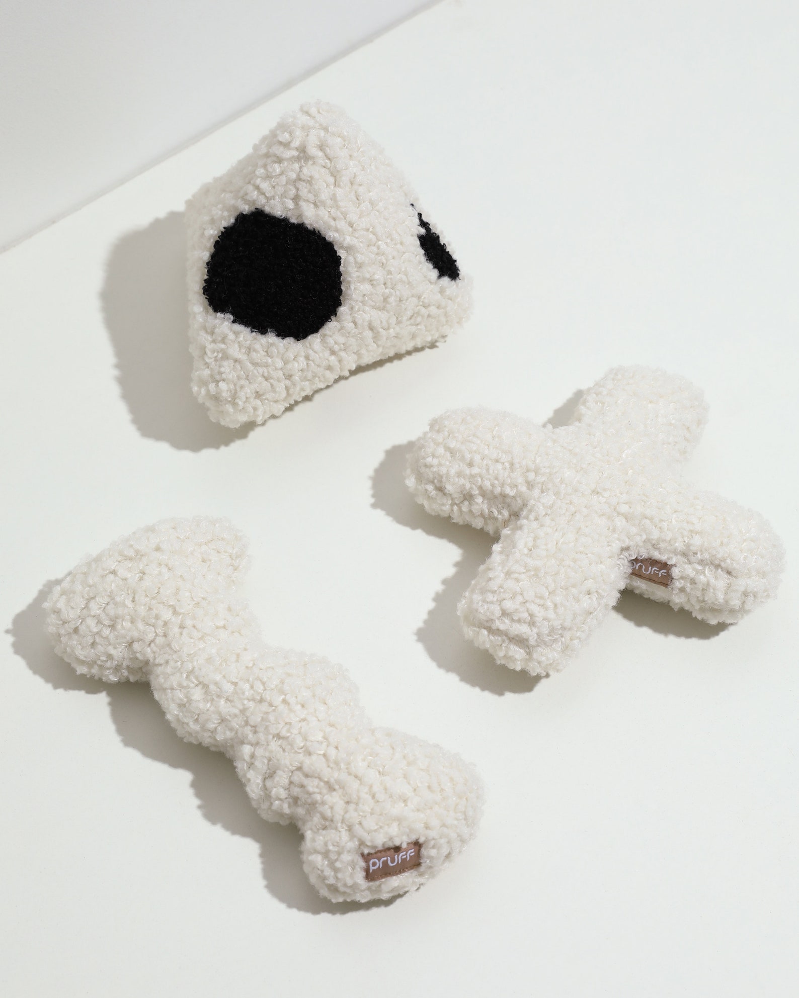 Modern Minimalist DOG TOY Hugs Boucle Plush Toy With Squeaker - Etsy