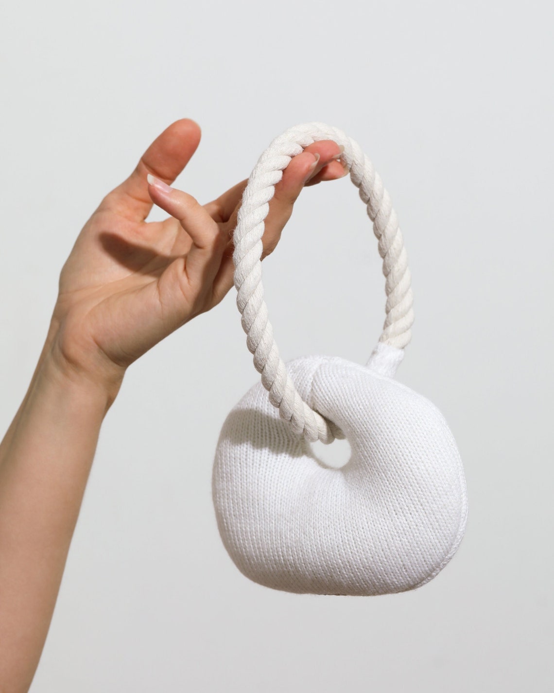 Modern Minimalist DOG TOY Croissant Plush Toy With Rope - Etsy