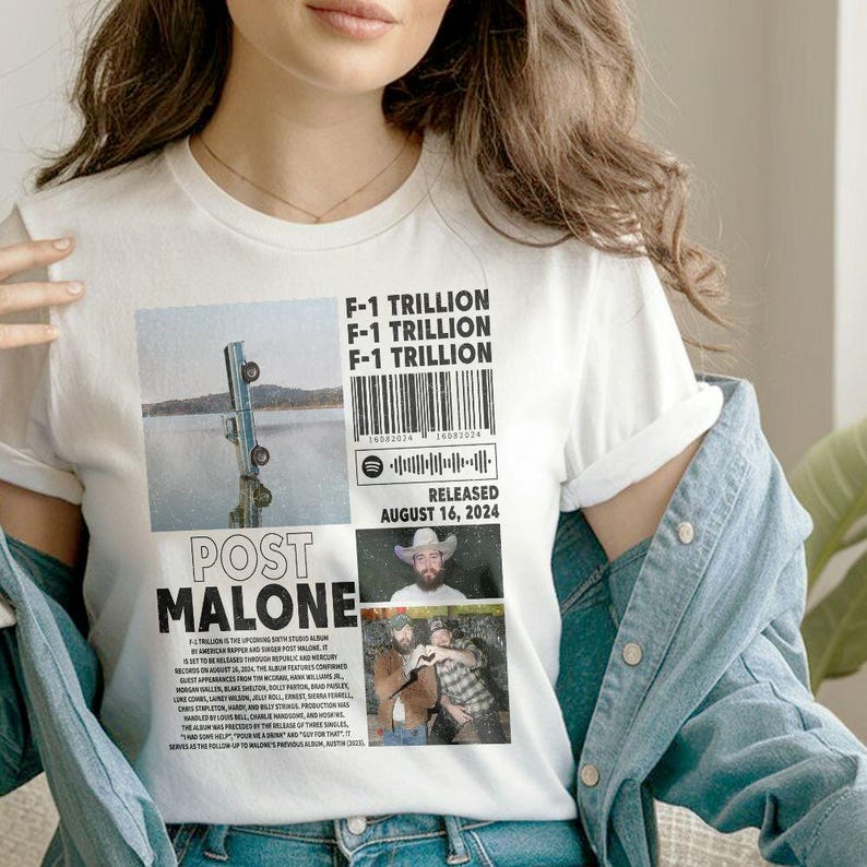 Post Malone Png, F1 Trillion Album Vintage Png, Posty Album Bootleg 90s ...