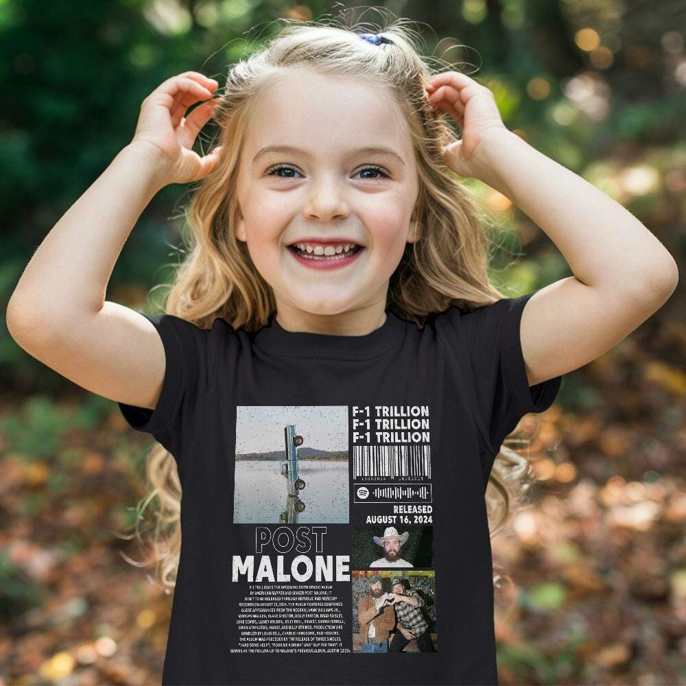 Post Malone Png, F1 Trillion Album Vintage Png, Posty Album Bootleg 90s ...