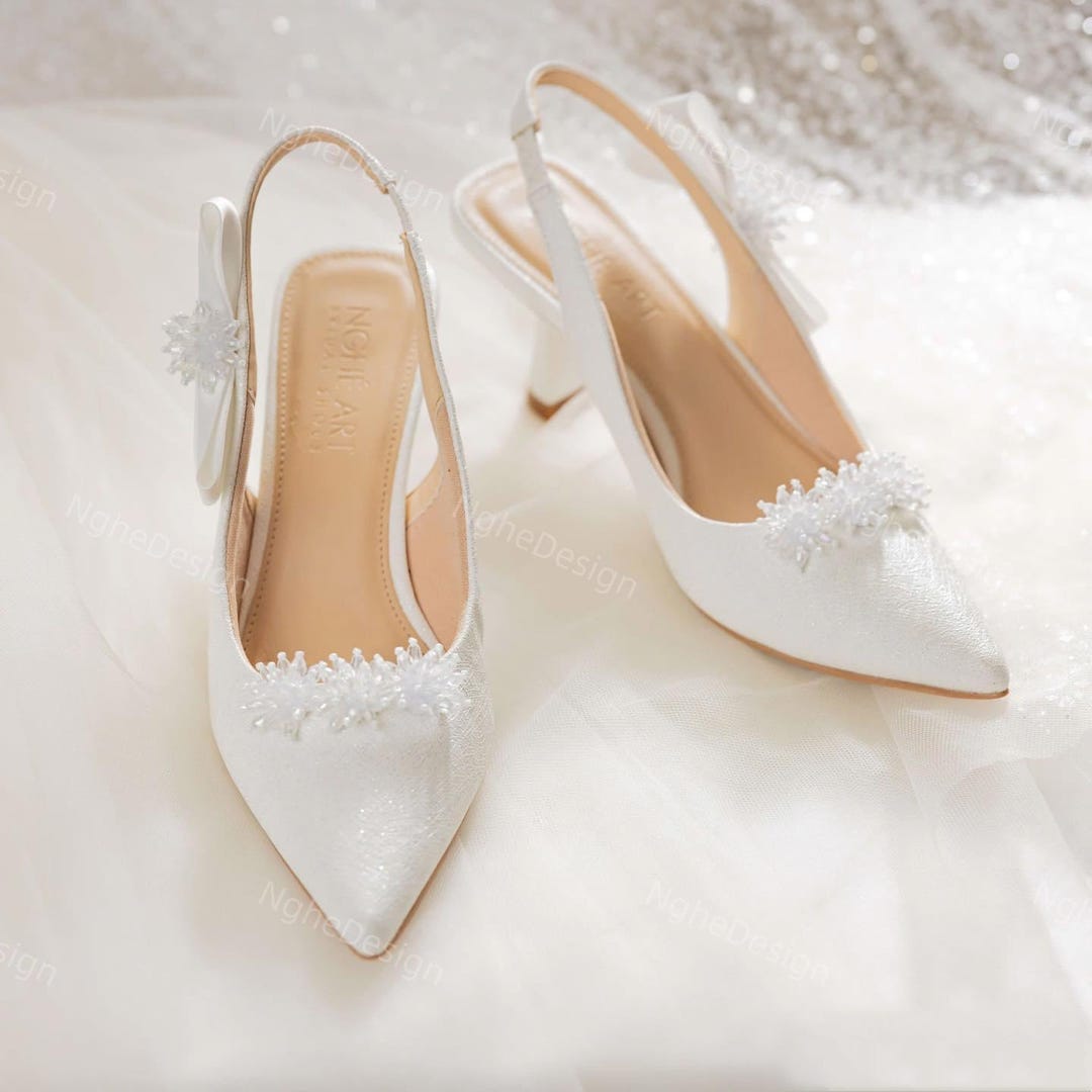 Pretty Wedding Shoes. Handmade Wedding Shoes. Bridal Shoes. High Heels ...