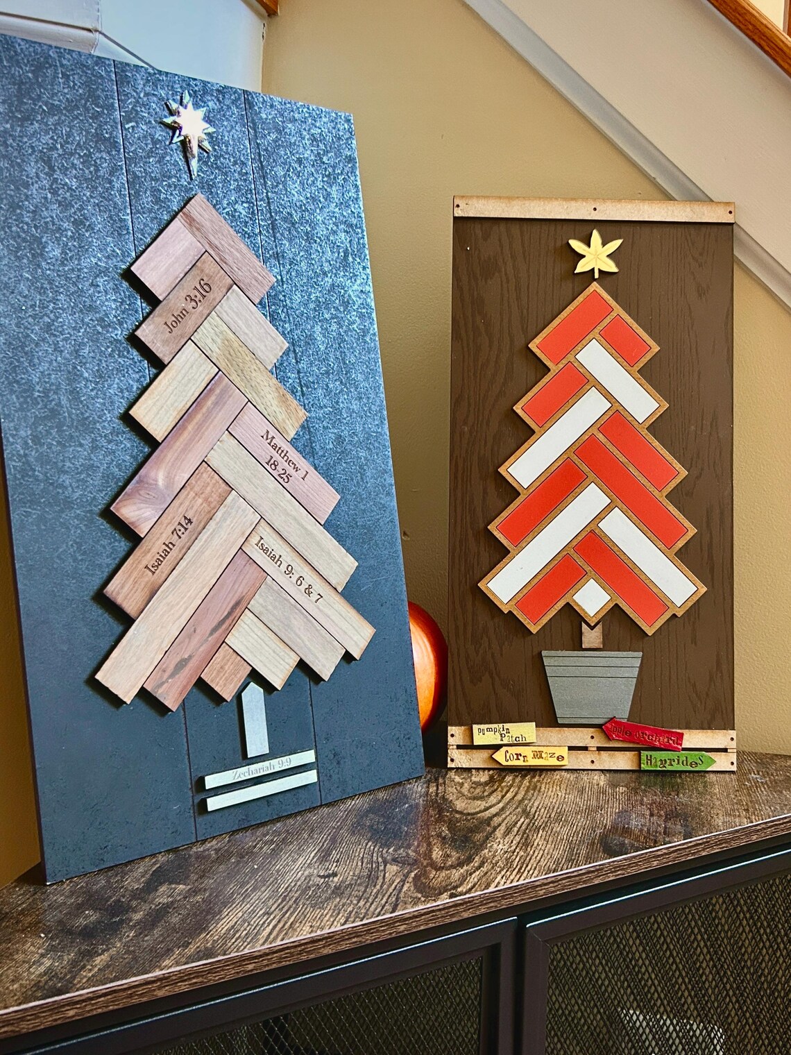 Wood Pallet Herringbone Christmas Tree - Etsy Canada