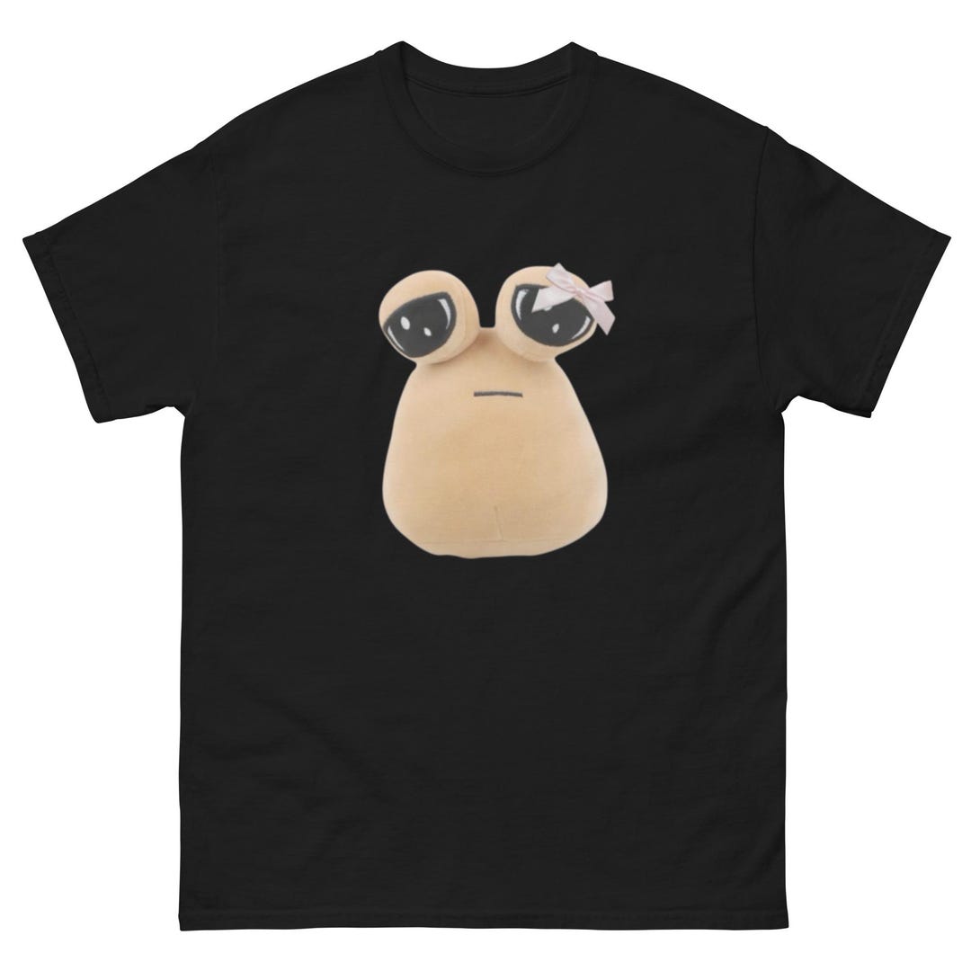 Funny Meme Tshirt, Sad Depressed Pou Tiktok Viral Joke Tee, Gift Shirt ...