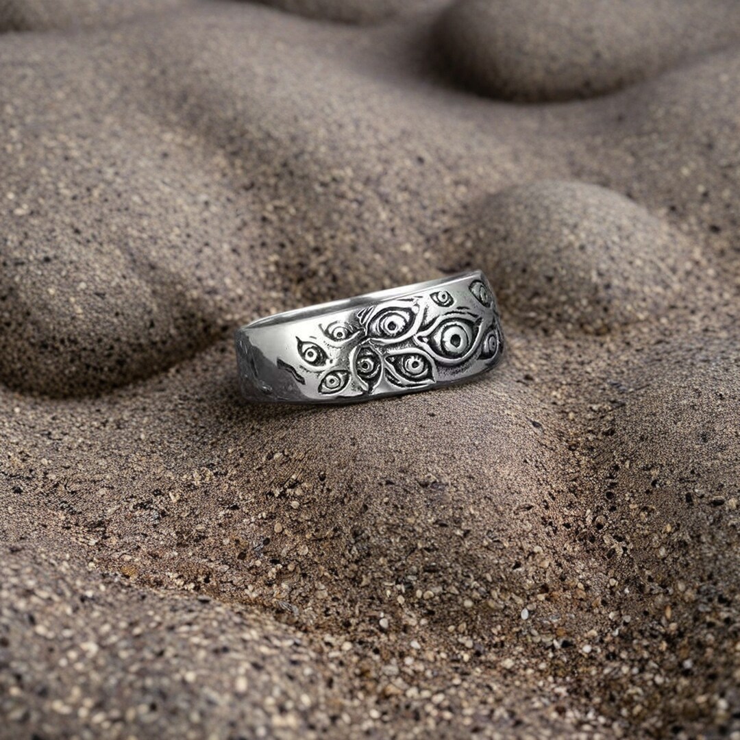 Anime Jujutsu Kaisen Ryomen Sukuna Cosplay Ring Black Dead Eye Unisex ...