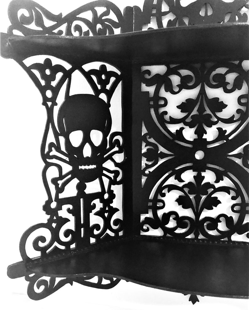 Handmade Wooden Corner Shelf Scull Sculls Corner Shelf. Home and Office ...