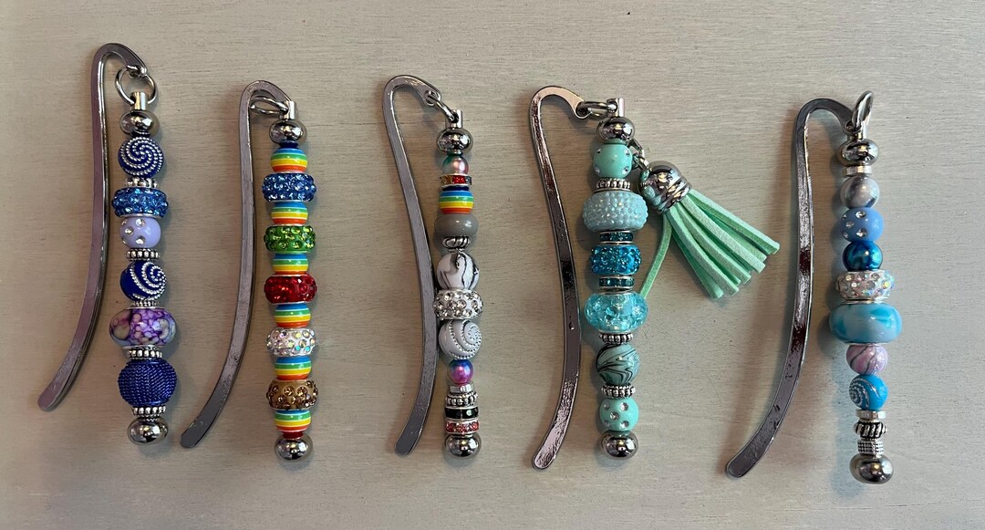 Bejeweled Bookmarks - Etsy