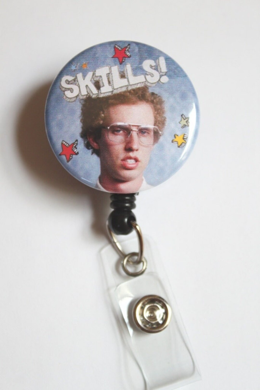 Napoleon Dynamite Skills----badge Clip Reel...gosh - Etsy