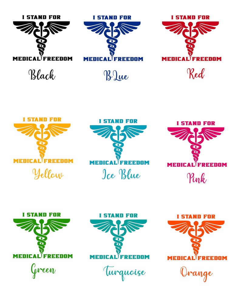 I Stand for Medical FREEDOM Vinyl Decal Sticker-multi Colors - Etsy