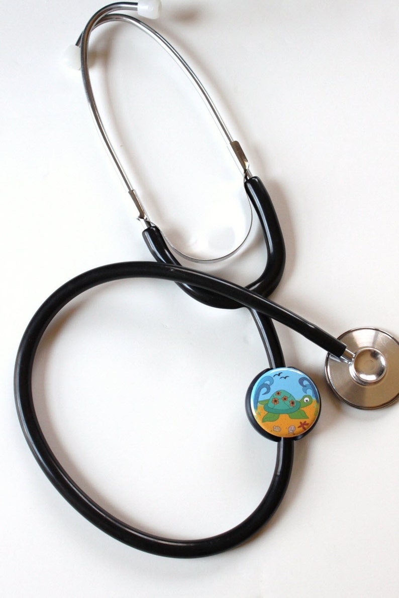 The ORIGINAL Stethoscope ID Tag---sea Turtle-- - Etsy