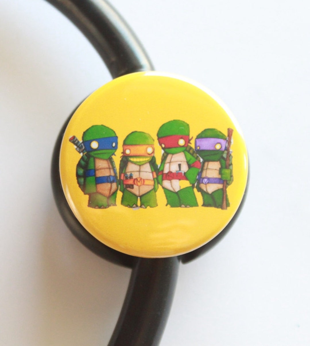 Ninja Turtlesstethoscope ID Tag - Etsy