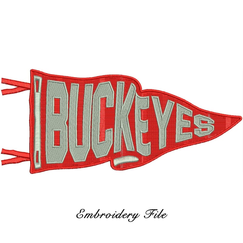 Buckeyes Embroidery - Etsy
