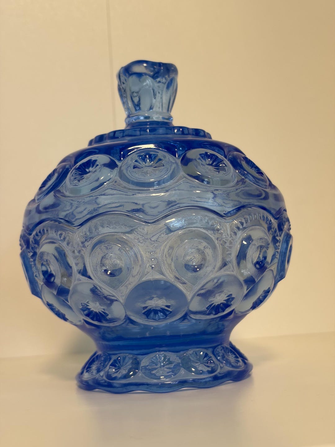 Weishar Glass Moon & Star Kimberlite Blue Candy Dish - Small. NIB - Etsy