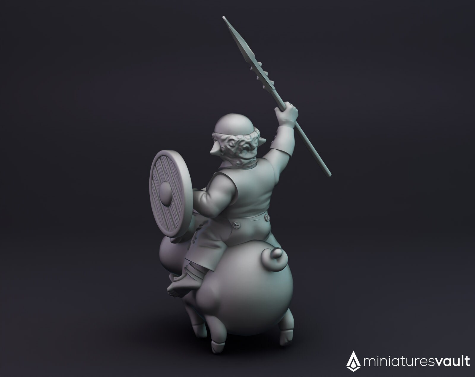 Halfling Pig Riders / Hog / Piglet / Bard - Miniatures for Dungeons ...