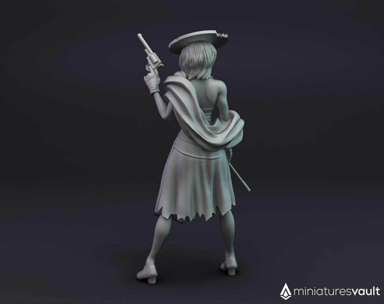 Gunslingers / Cowboys / Robbers Miniatures for Dungeons & Dragons 5E ...