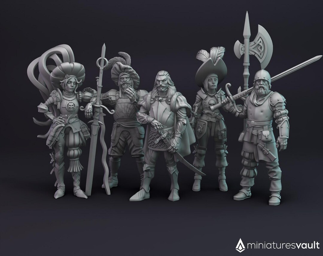 Mercenary Soldiers / Hired Swords / Infantry / Mercenaries - Miniatures ...