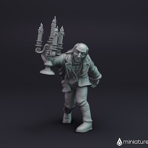 Butler / Waiter / Servant - Miniature for Dungeons & Dragons 5E ...
