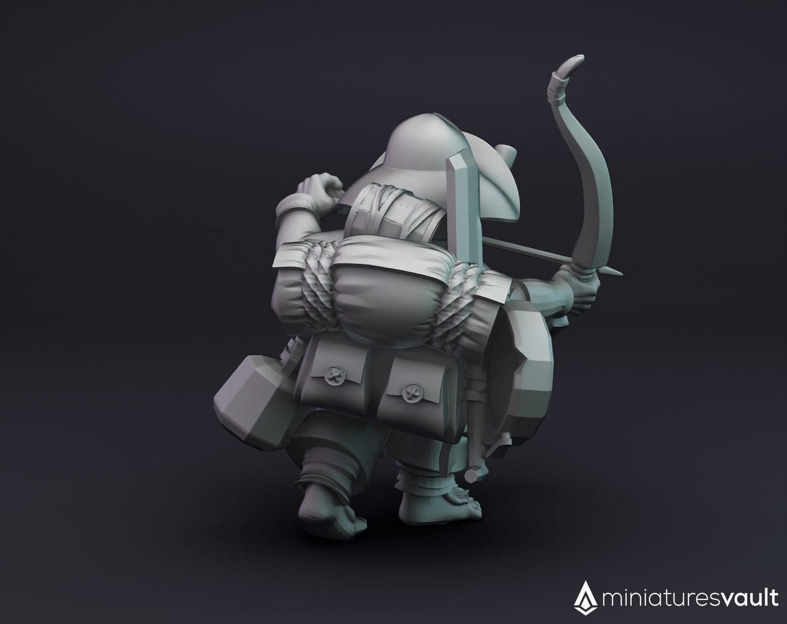 Halfling Adventurers / Commoners / Militia Miniatures for Dungeons ...