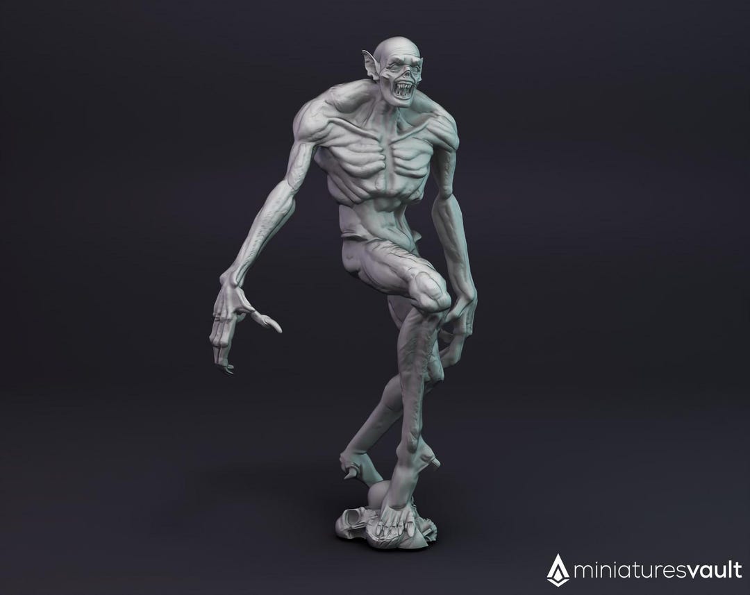 Giant Ghoul / Abomination - Miniature for Dungeons & Dragons 5E ...