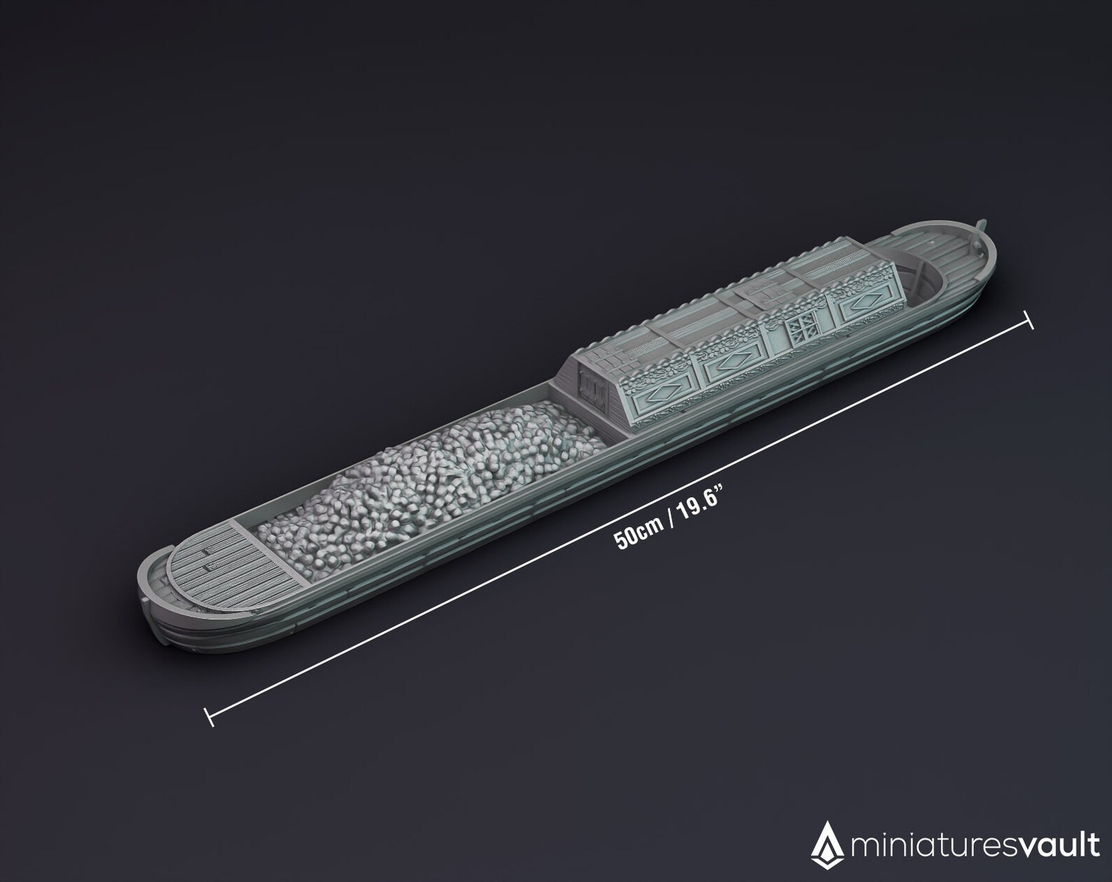 River Barge / Boat With Rafters - Playable Terrain for Dungeons ...