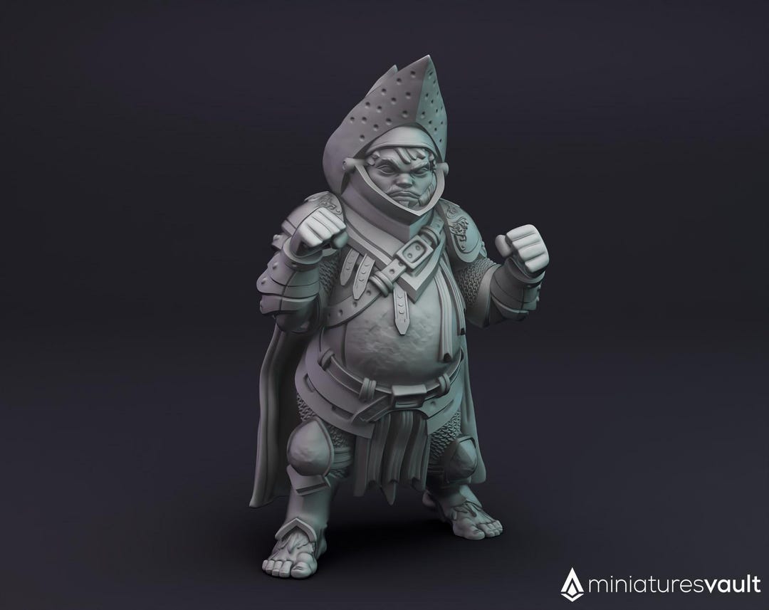 Halfling Knight / Fighter - Miniature for Dungeons & Dragons 5E ...