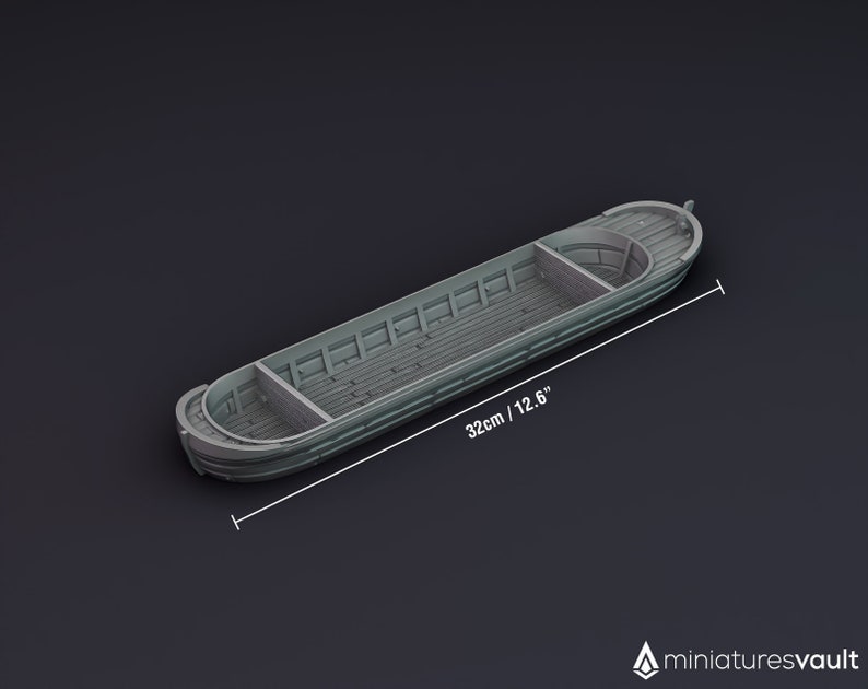 River Barge / Boat With Rafters - Playable Terrain for Dungeons ...