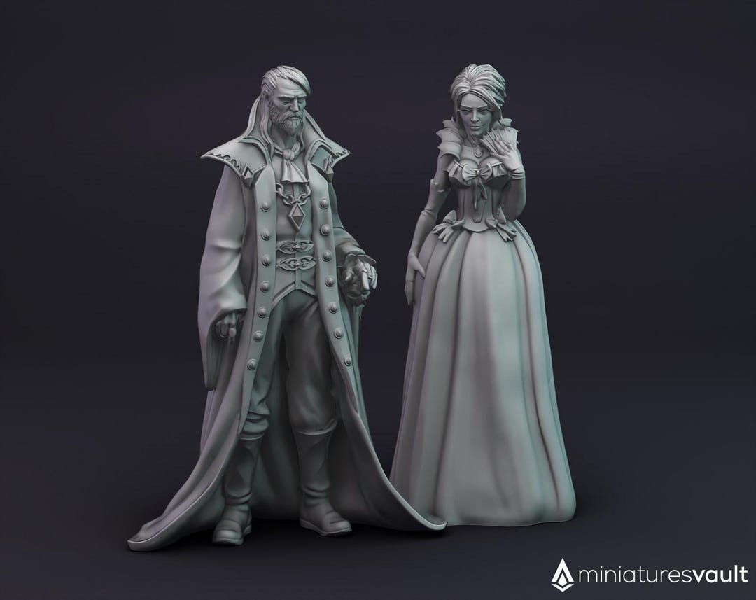 Aristocrat Couple Vol. 3 / Eccentric Nobles / Lord, Lady - Miniatures ...