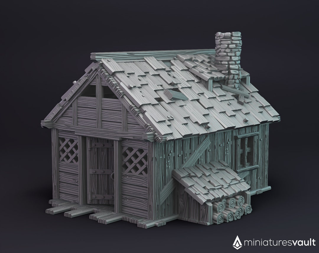 Shack I / Poor District House / Medieval Den / Slums - Playable Terrain ...