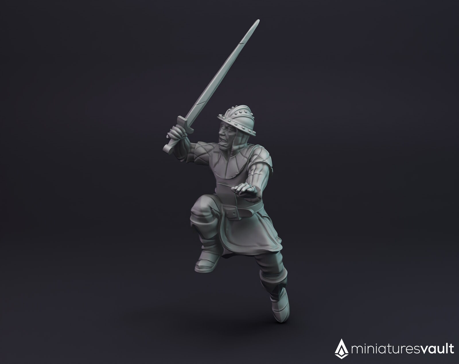 Siege Ladder With Attacking Soldiers / Siege Machine Miniatures for ...