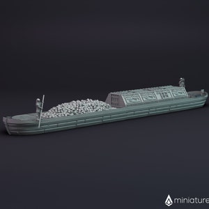 River Barge / Boat With Rafters - Playable Terrain for Dungeons ...