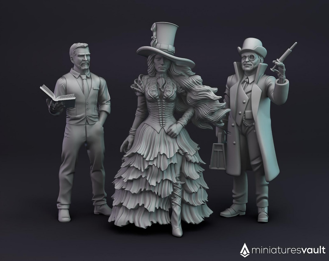 Investigators / Victorian Adventurers / Steampunk Heroes - Miniatures ...