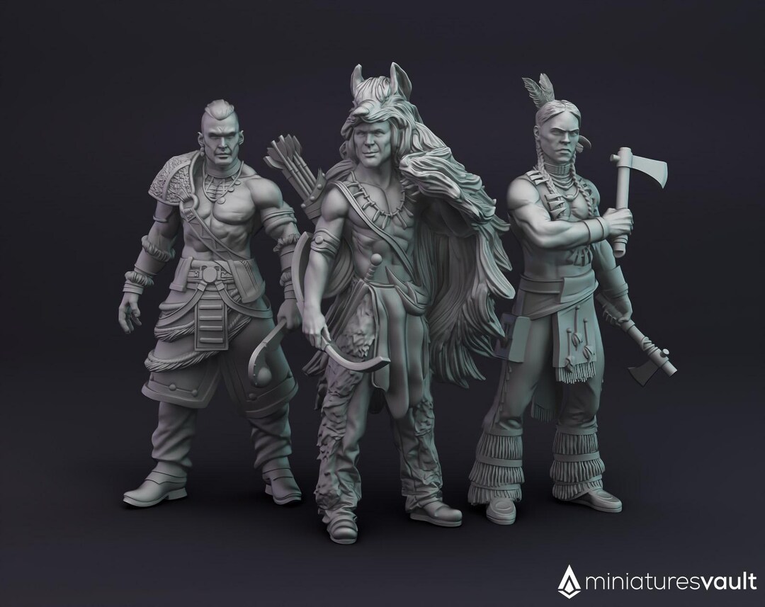 Indigenous Warriors / Rangers / Apache / Native Americans - Miniatures ...